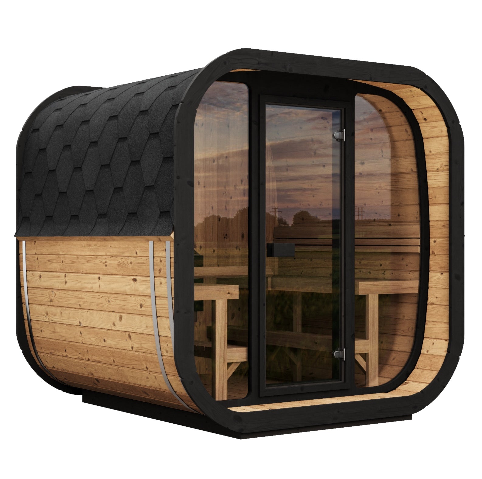 Bastu Gävle Större (2-4 pers) Byggsats – Nordiska Bryggor